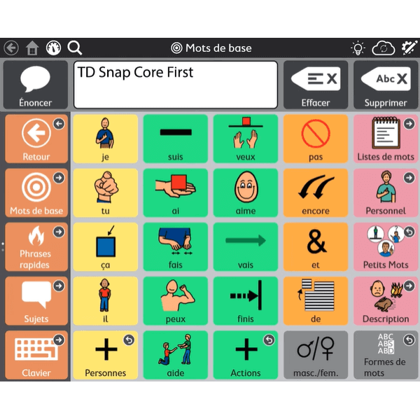 TD Snap - Logiciel de communication pictographique